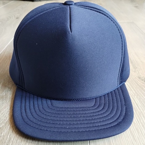 Nissin | Accessories | Vintage Foam Rope Trucker Hat Snapback Plain Cap ...
